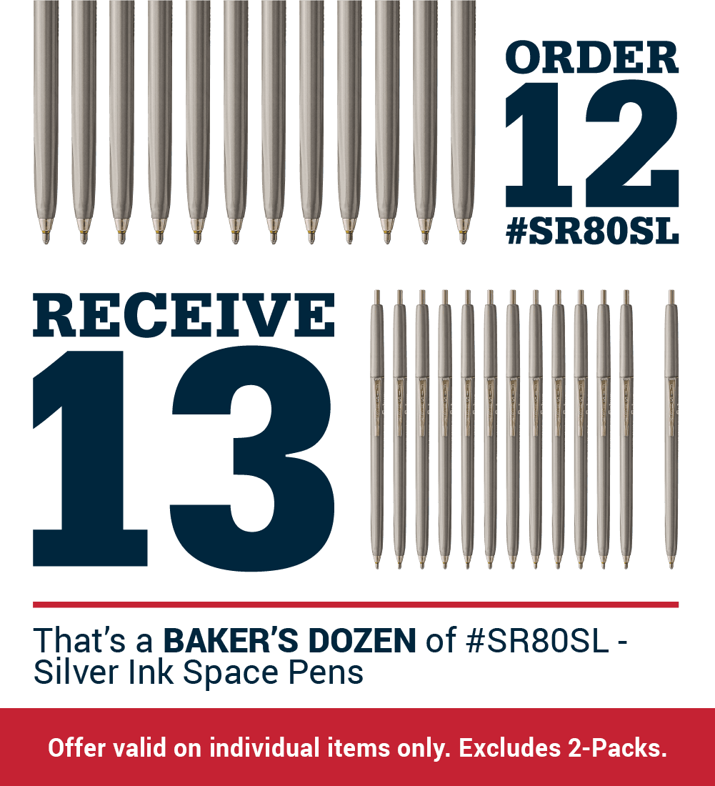 Silver Colored Ink, Bold Point Space Pen - Blister Carded - Fisher ...